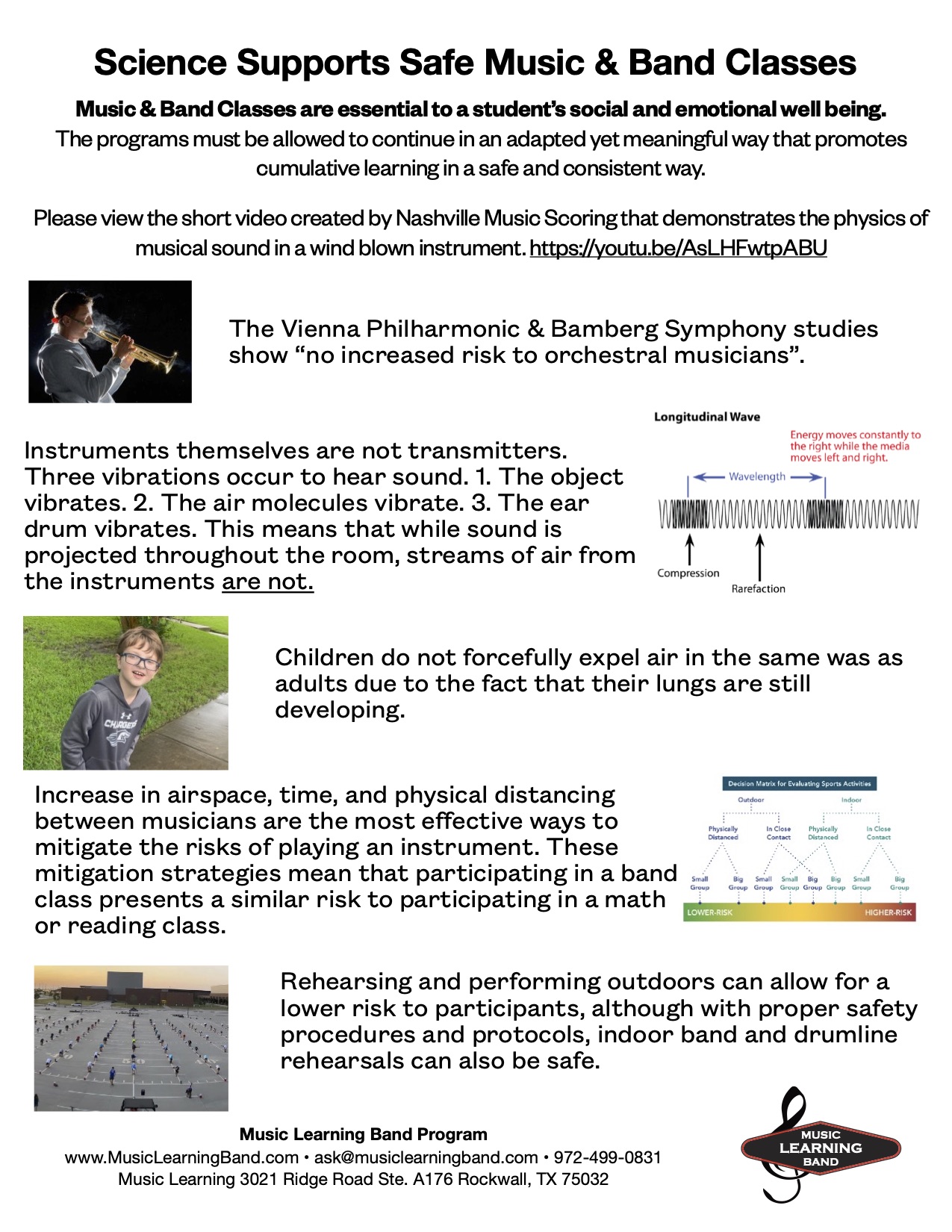 A Safe Band Classroom – Music Learning Band